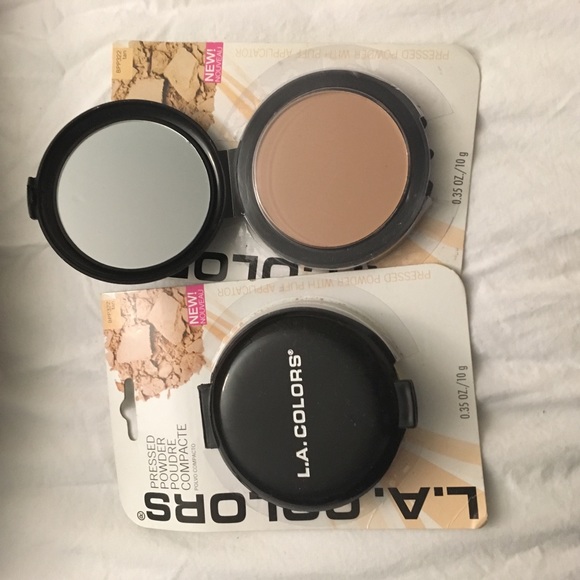 L.A. Colors | Makeup | Pressed Powder Foundation Face Powder Pack 2 Nwt ...
